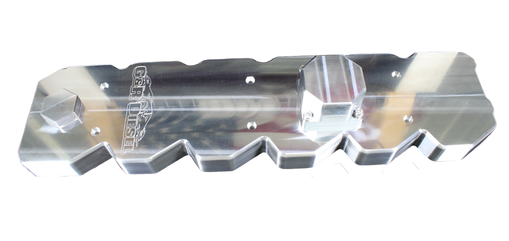 03-05 5.9 Cummins Billet Aluminum Valve Cover - G&R Performance Diesel